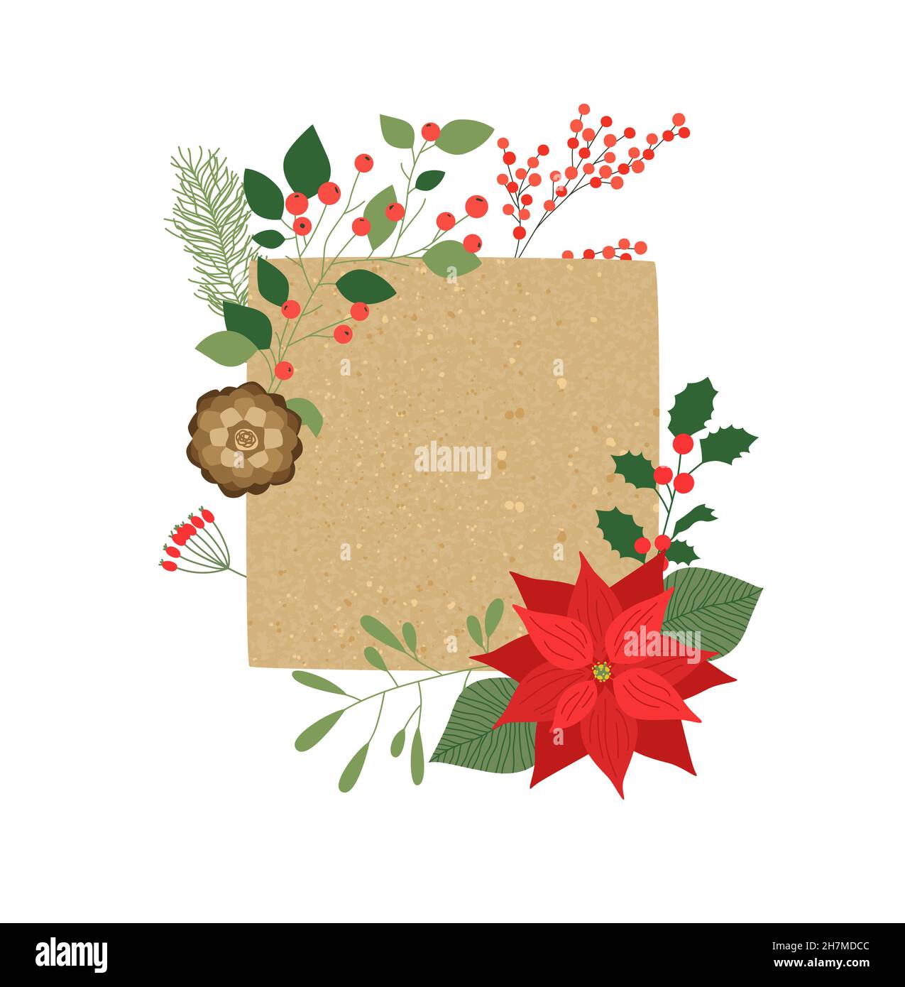 Empty paper christmas ornament Stock Vector Images - Alamy