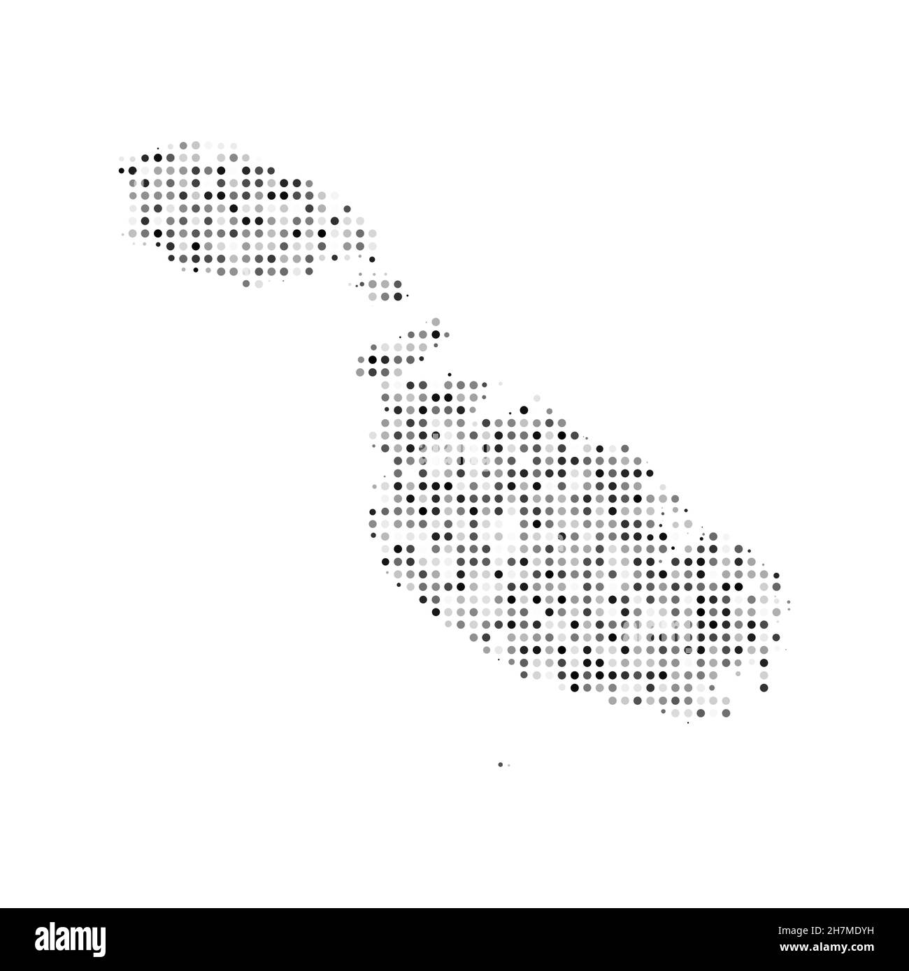 Map of malta hi-res stock photography and images - Alamy