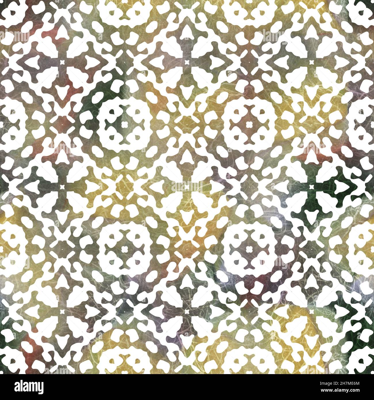 Seamless white on color interior wall tile style surface pattern design ...