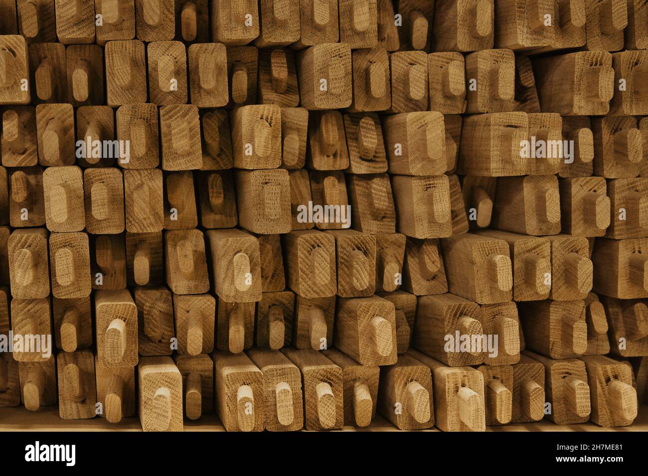 Oak wood in the process Stock Photo - Alamy