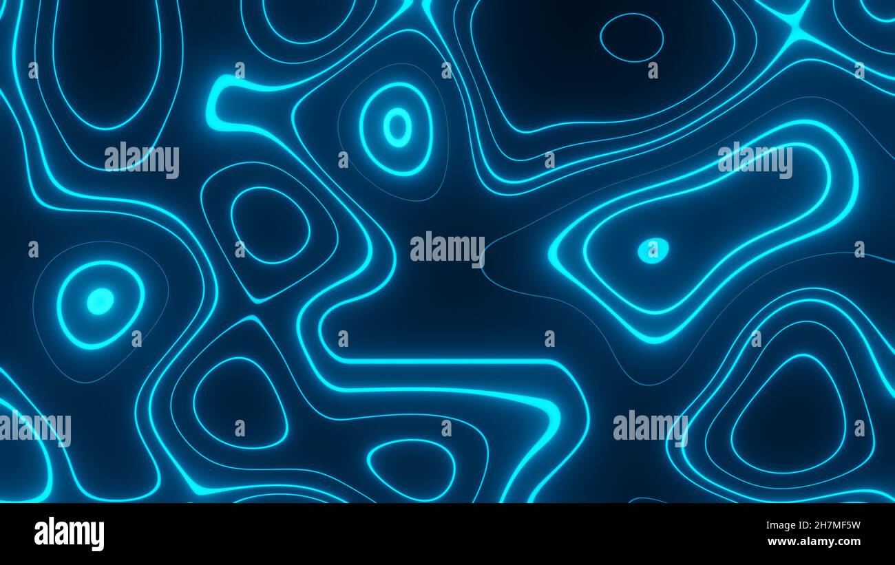 Digital illustration of glowing energy fields Stock Photo - Alamy