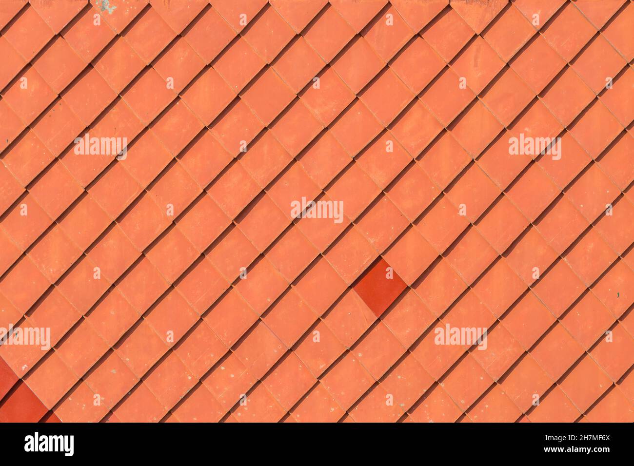 close up of red roof texture background Stock Photo - Alamy
