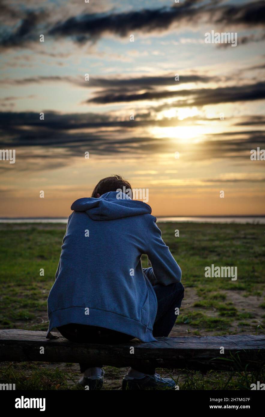 Lonely Guy Sunset