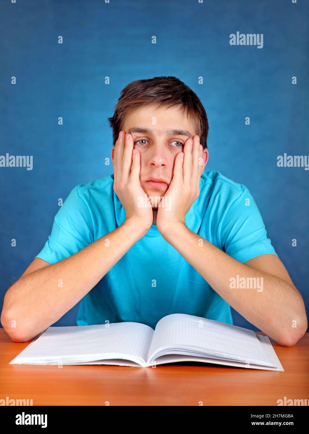 Teenager apathy desk hi-res stock photography and images - Alamy