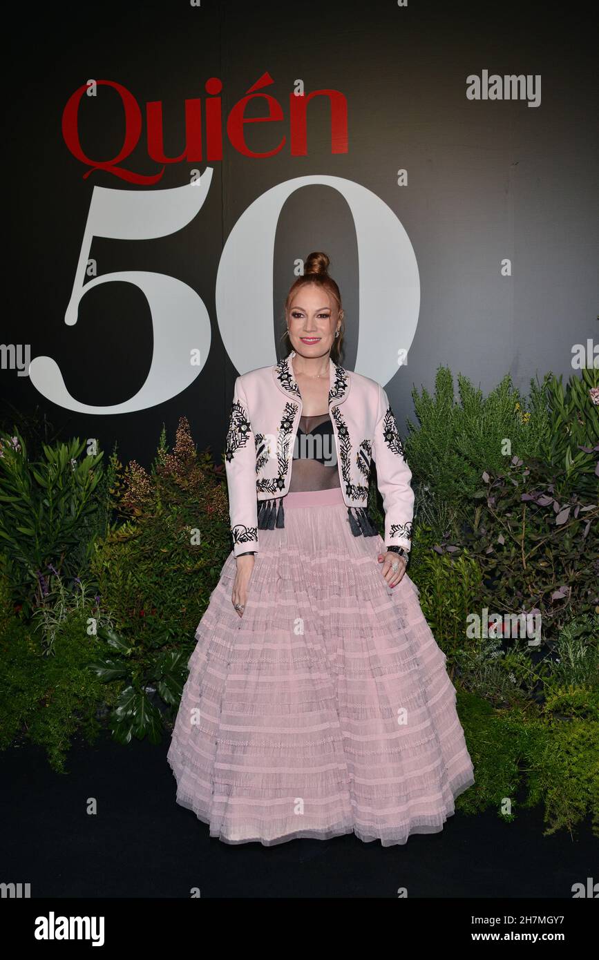 Non Exclusive: MEXICO CITY, MEXICO - NOVEMBER 23, 2021: Daniela Magun ...
