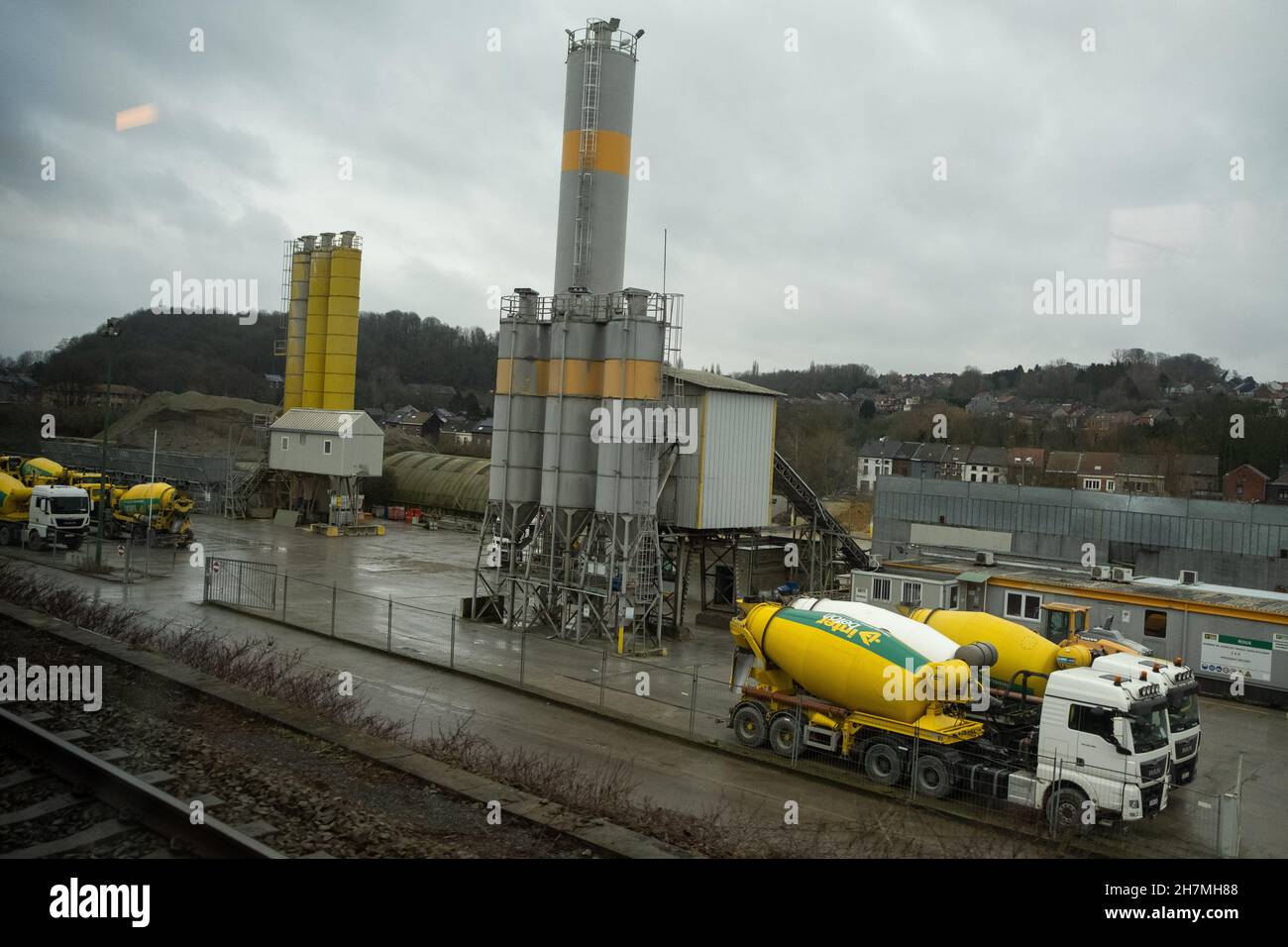 Belgium, Wallonia, Charleroi on 2021-02-06. Illustration of the Walloon ...
