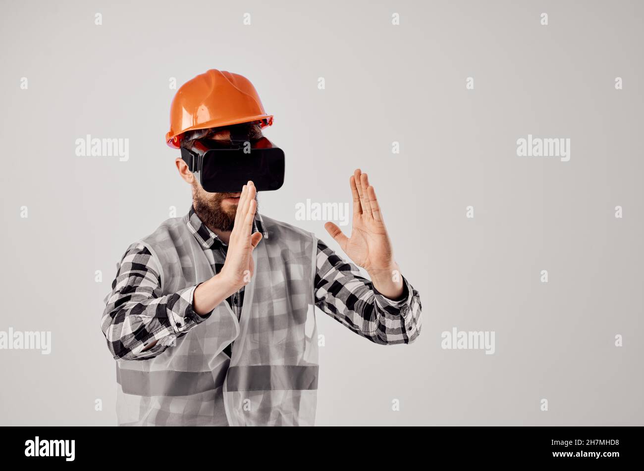 engineer construction work technique design isolated background Stock ...