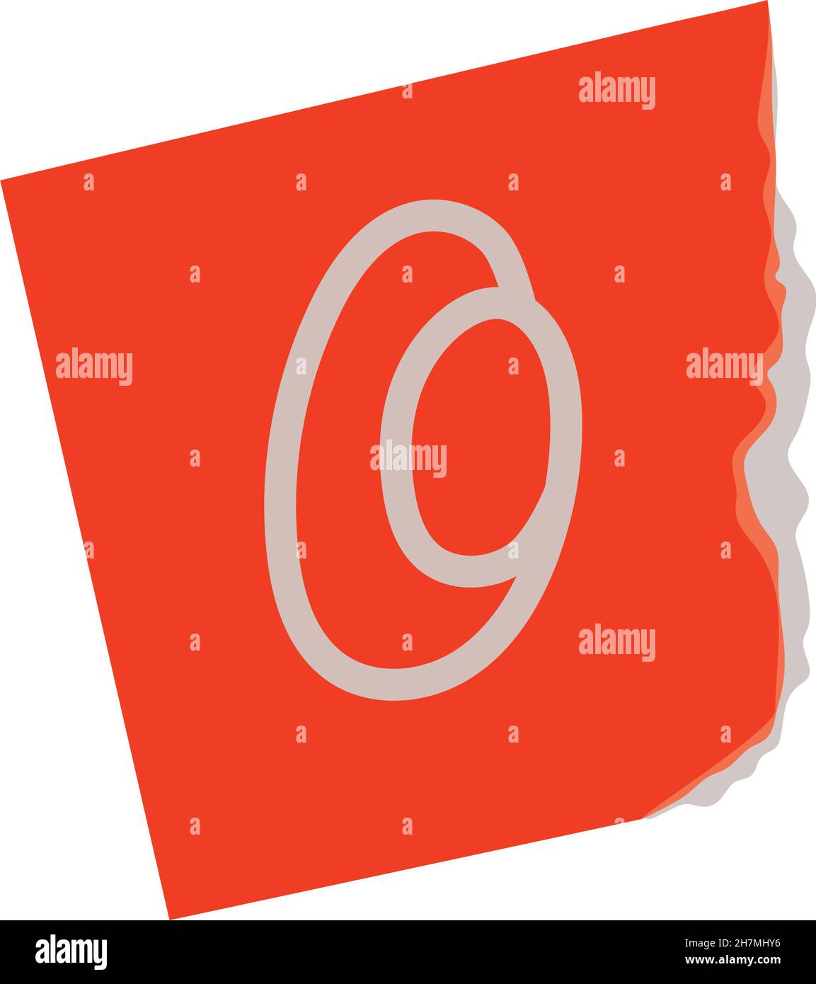 ransom paper with letter O Stock Vector Image & Art - Alamy