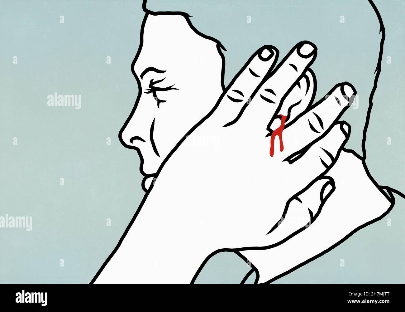 Bleeding ear hi-res stock photography and images - Alamy