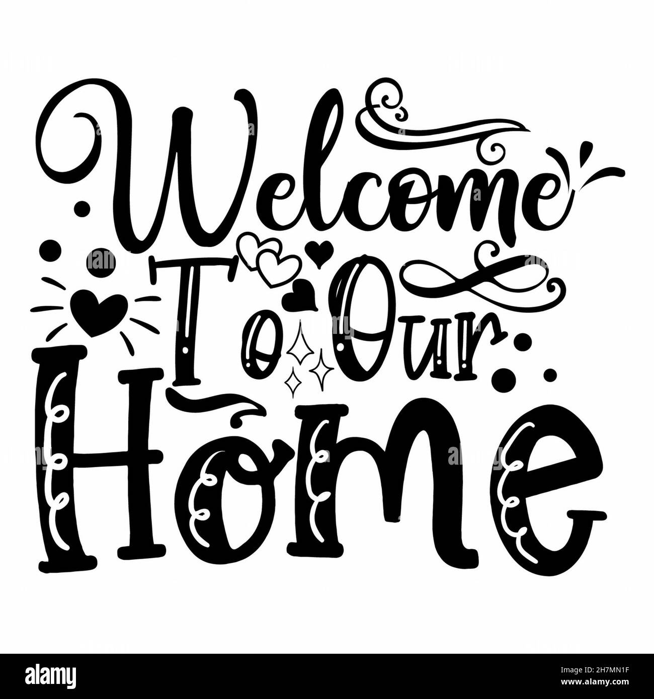 Welcome Home Card Cut Out Stock Images & Pictures - Alamy