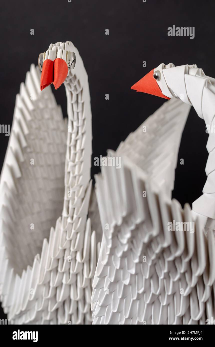 3d Modular Origami Mini Swan