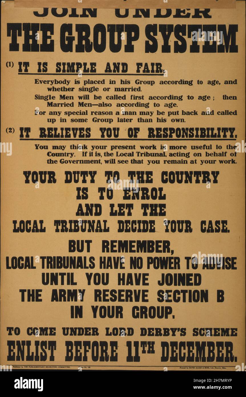 British World War One Propaganda - 36 Stock Photo - Alamy