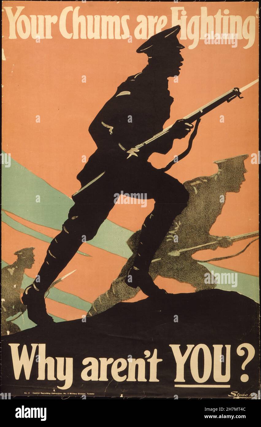 Canadian ww1 propaganda poster hi-res stock photography and images - Alamy