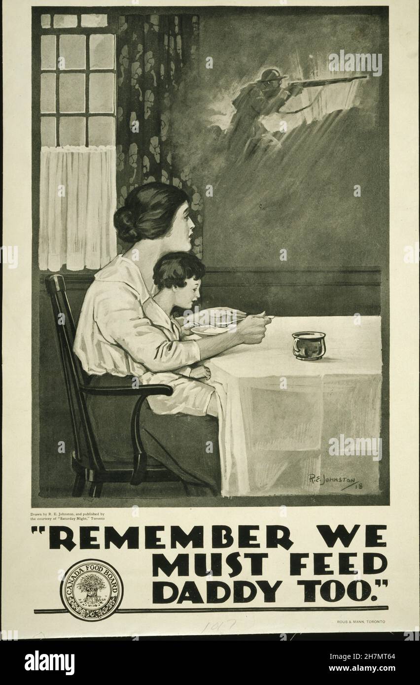 Canadian ww1 propaganda poster hi-res stock photography and images - Alamy