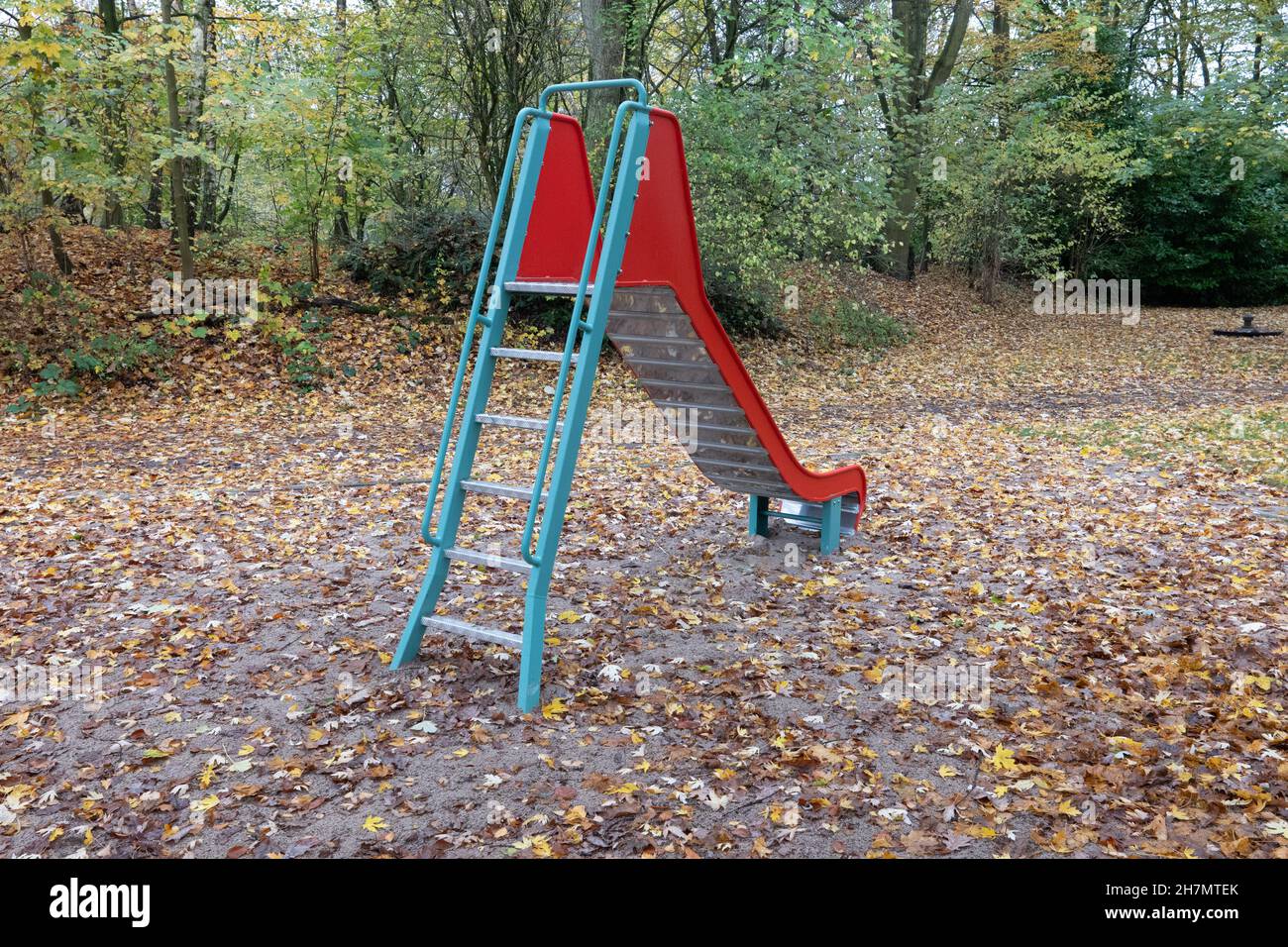 Slide of a children playground Stock Photo - Alamy