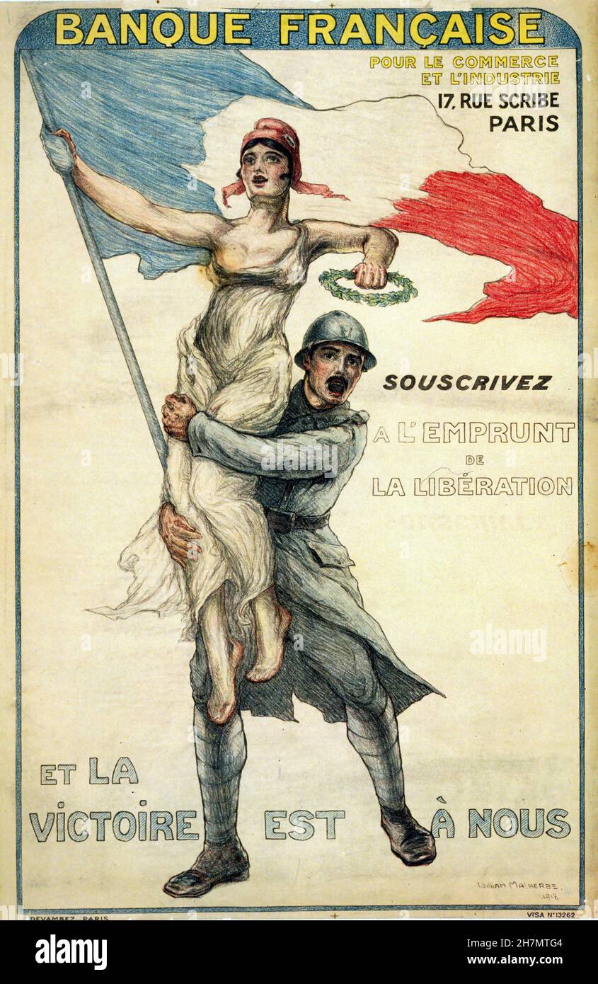 French liberation poster hi-res stock photography and images - Alamy