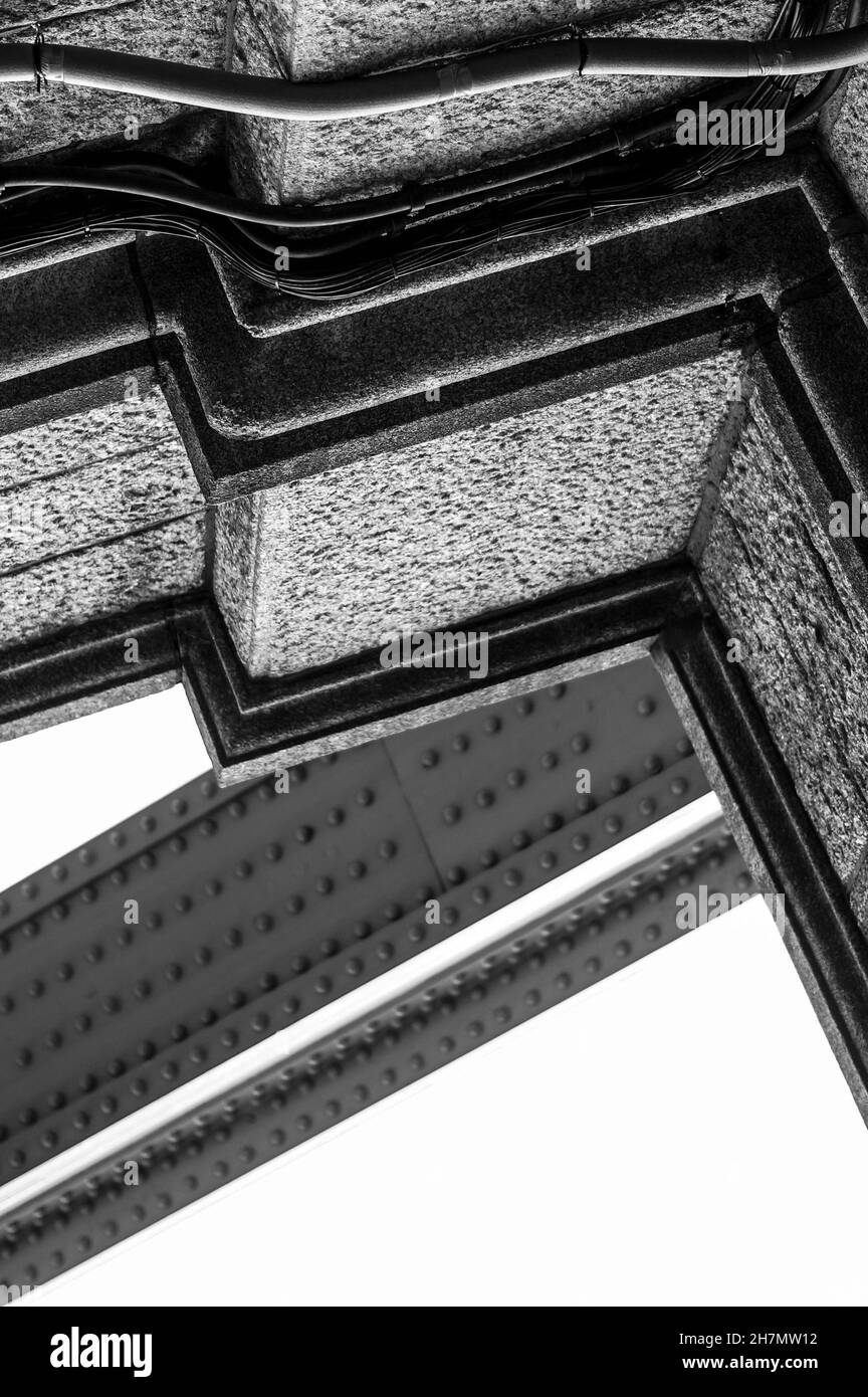 Abstract architectural stone forms Stock Photo - Alamy