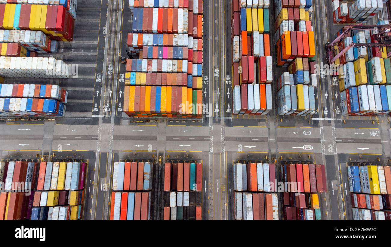 Hong Kong, China. 07th Oct, 2021. (EDITOR'S NOTE: Image taken with ...