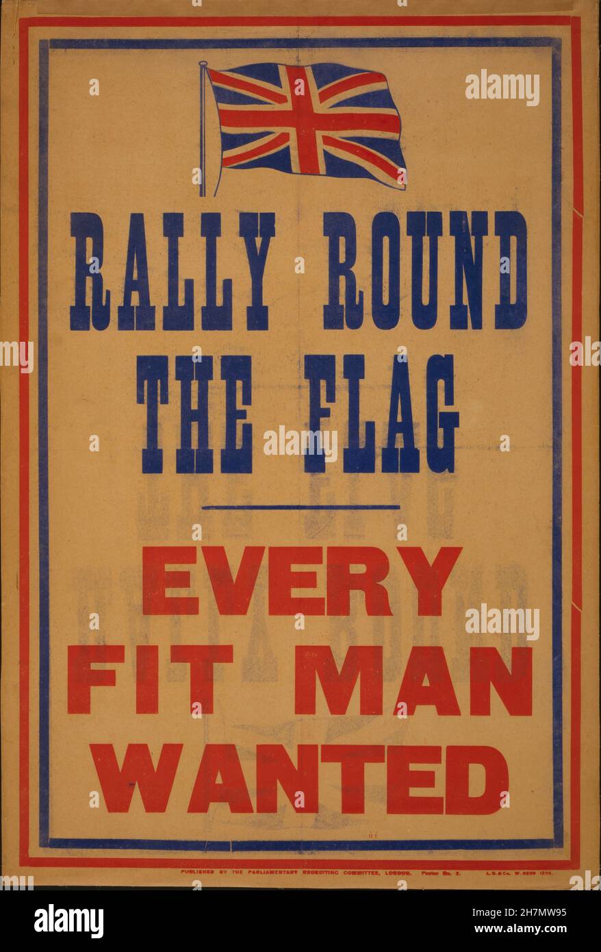 Enlist Poster - British World War One Propaganda - 06 Stock Photo - Alamy