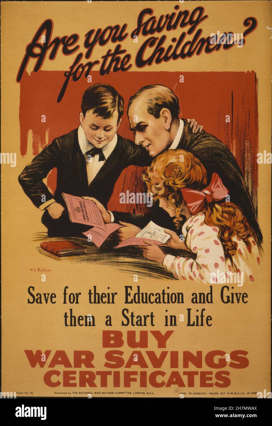 Enlist Poster - British World War One Propaganda - 47 Stock Photo - Alamy
