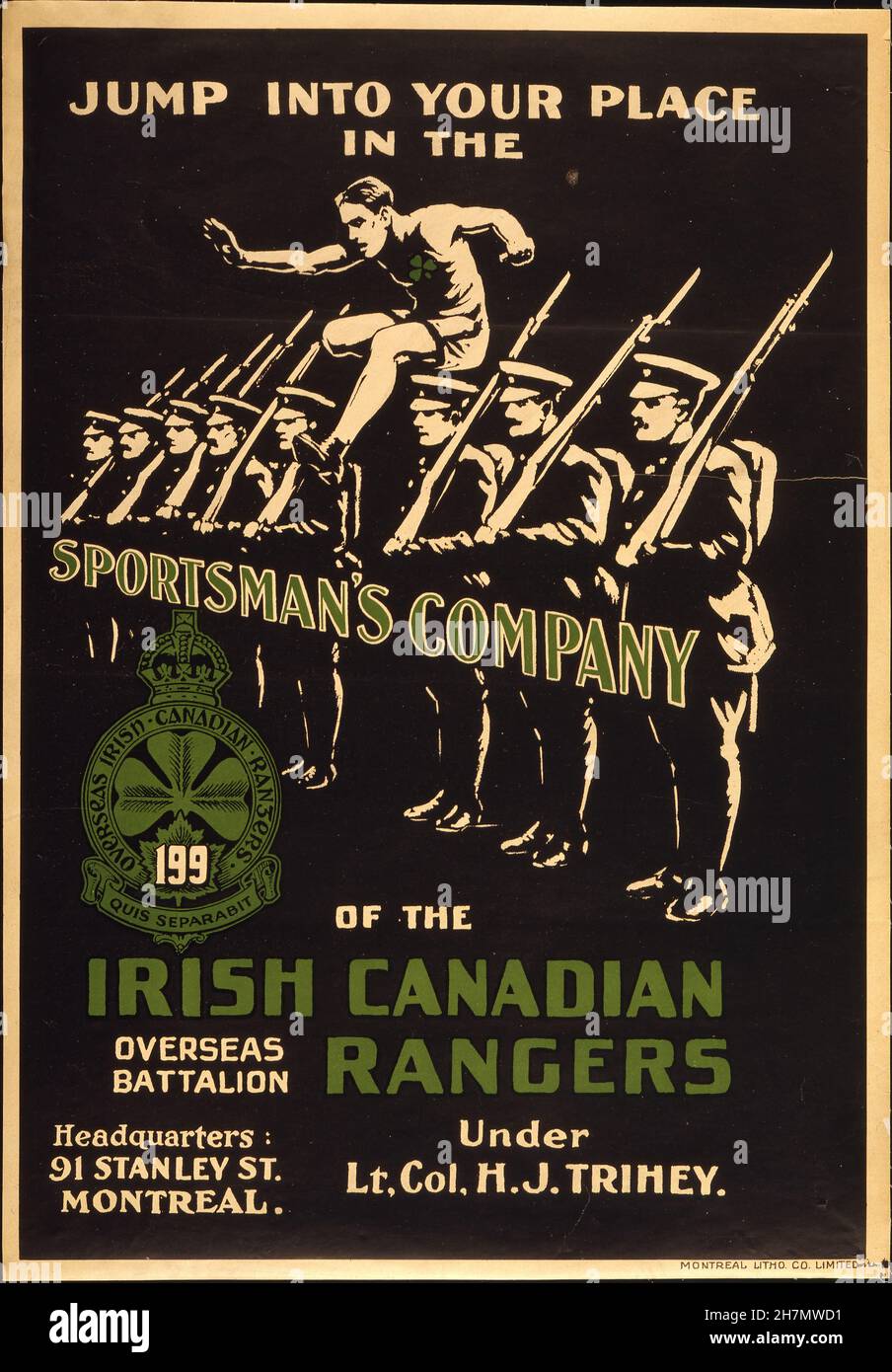 Enlist Poster - Canadian World War One Propaganda - 1914-1918 - 01 ...