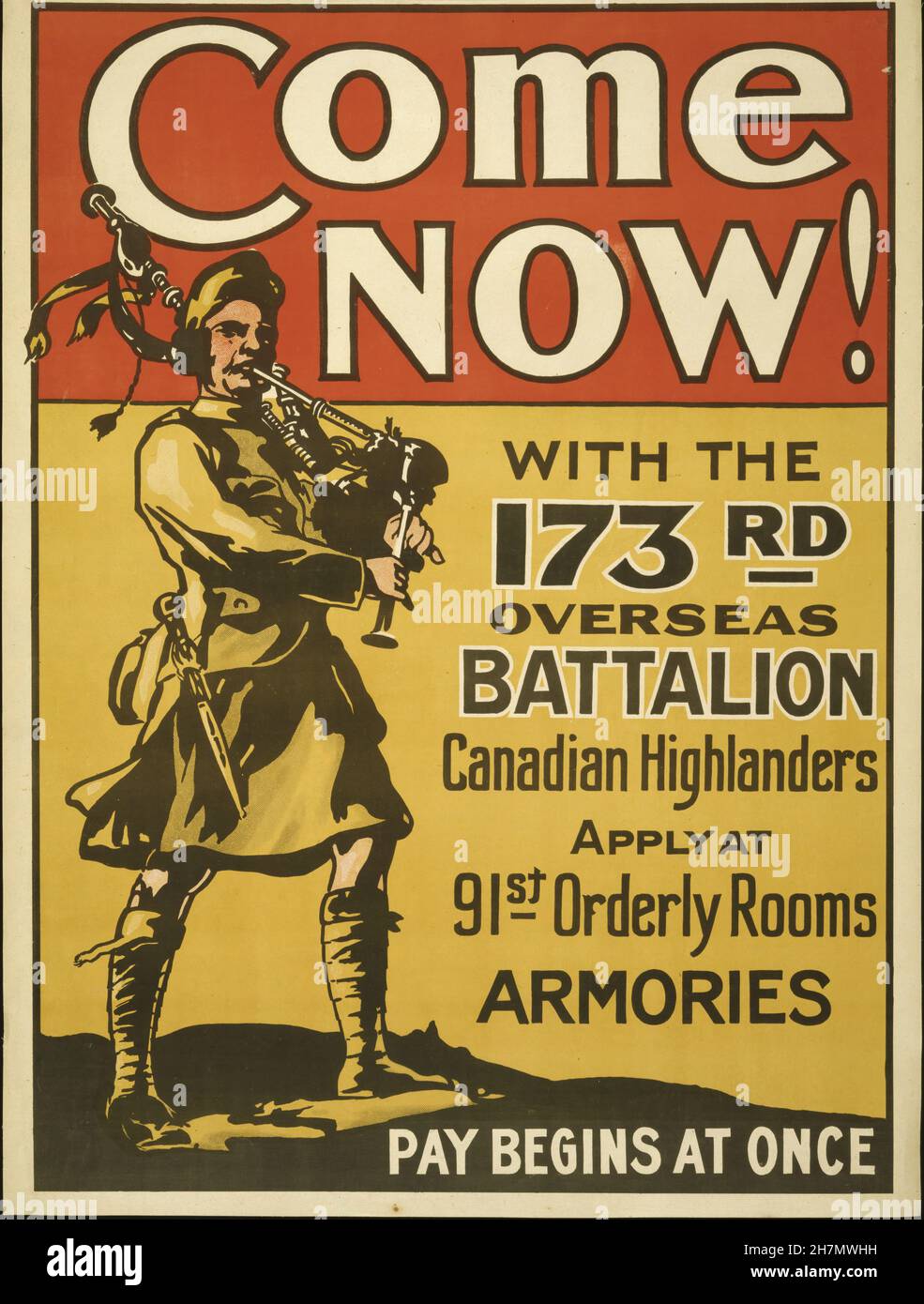 Enlist Poster - Canadian World War One Propaganda - 1914-1918 - 06 ... Enlist Poster - Canadian World War One Propaganda - 1914-1918 - 06 ...