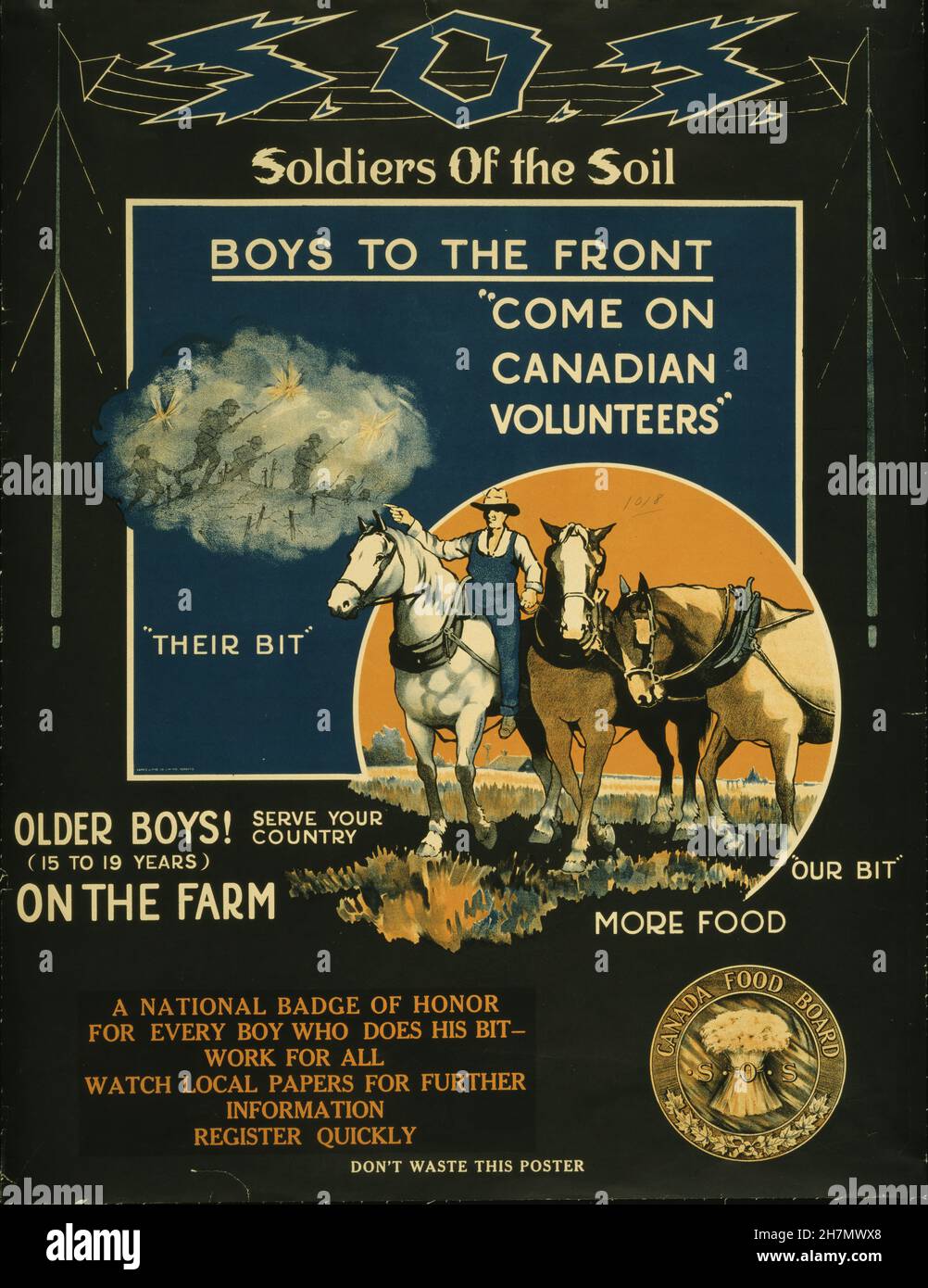 Canadian ww1 propaganda poster hi-res stock photography and images - Alamy