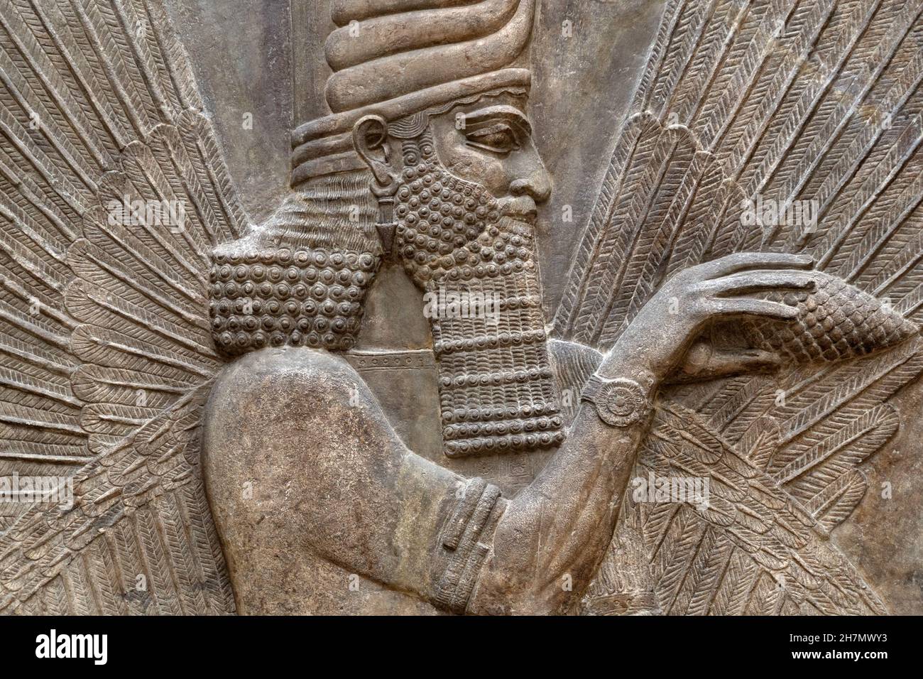 Ancient Babylonia and Assyria sculpture from Mesopotamia Stock Photo ...