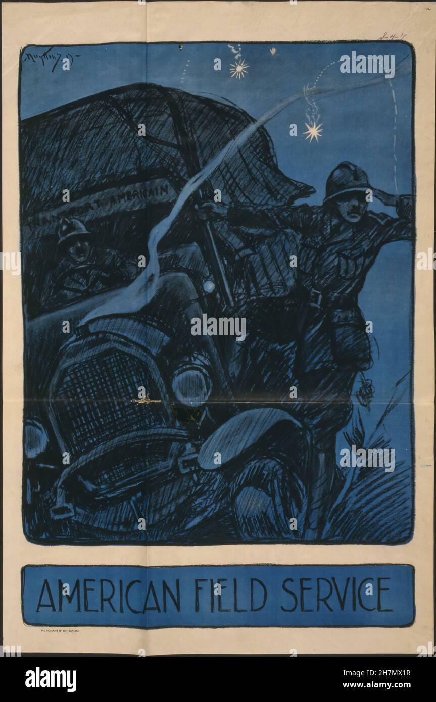 Enlist Poster - U.S World War One Propaganda - 36 Stock Photo - Alamy