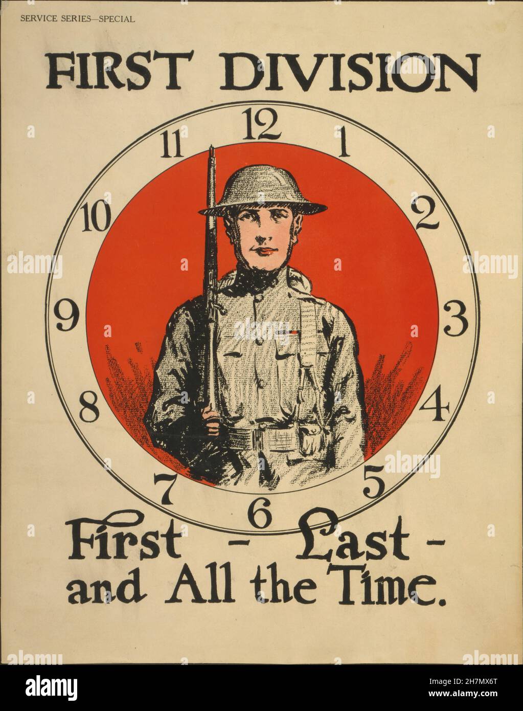 Enlist Poster - U.S World War One Propaganda - 78 Stock Photo - Alamy