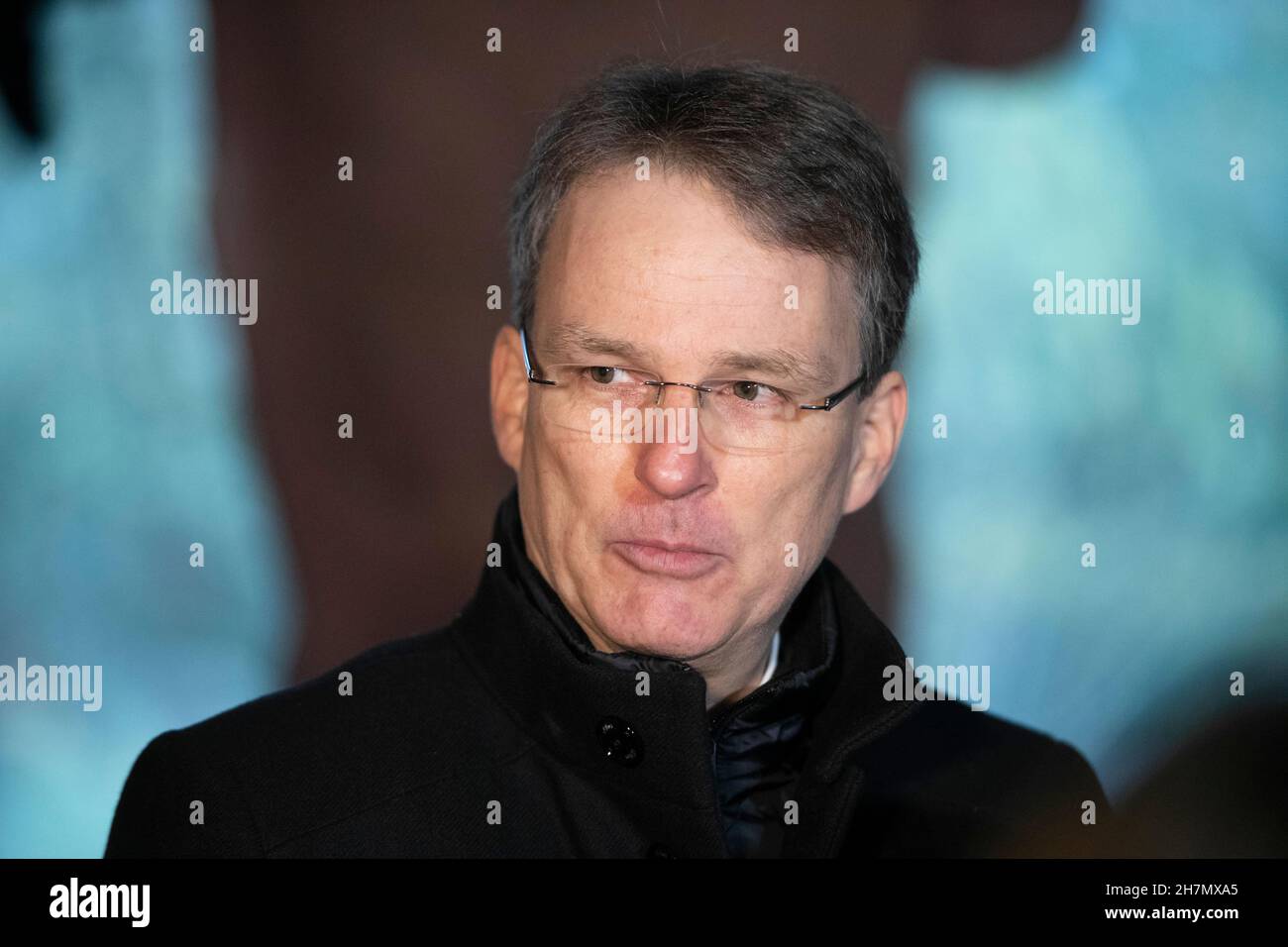 Gelsenkirchen, Deutschland. 15th Nov, 2021. Markus KARL, chairman of ...