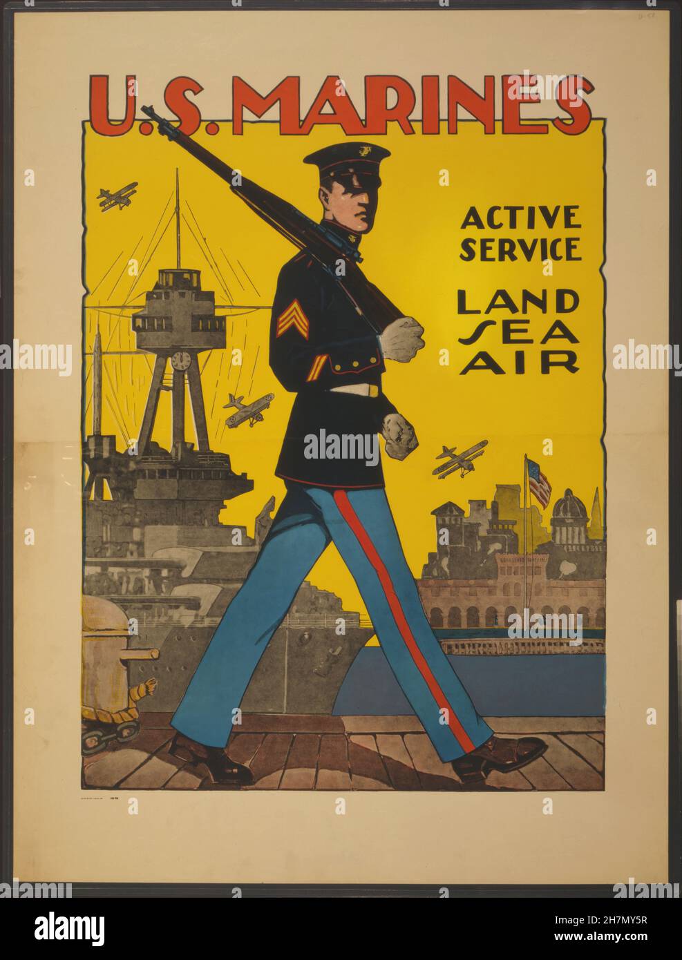 Enlist Poster - U.S World War One Propaganda - 1914-1918 - 36 Stock Photo - Alamy