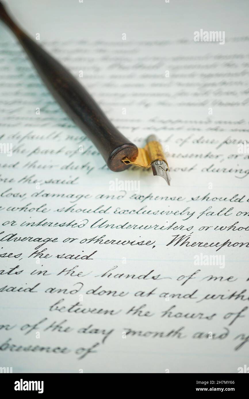 Cursive styles hi-res stock photography and images - Alamy