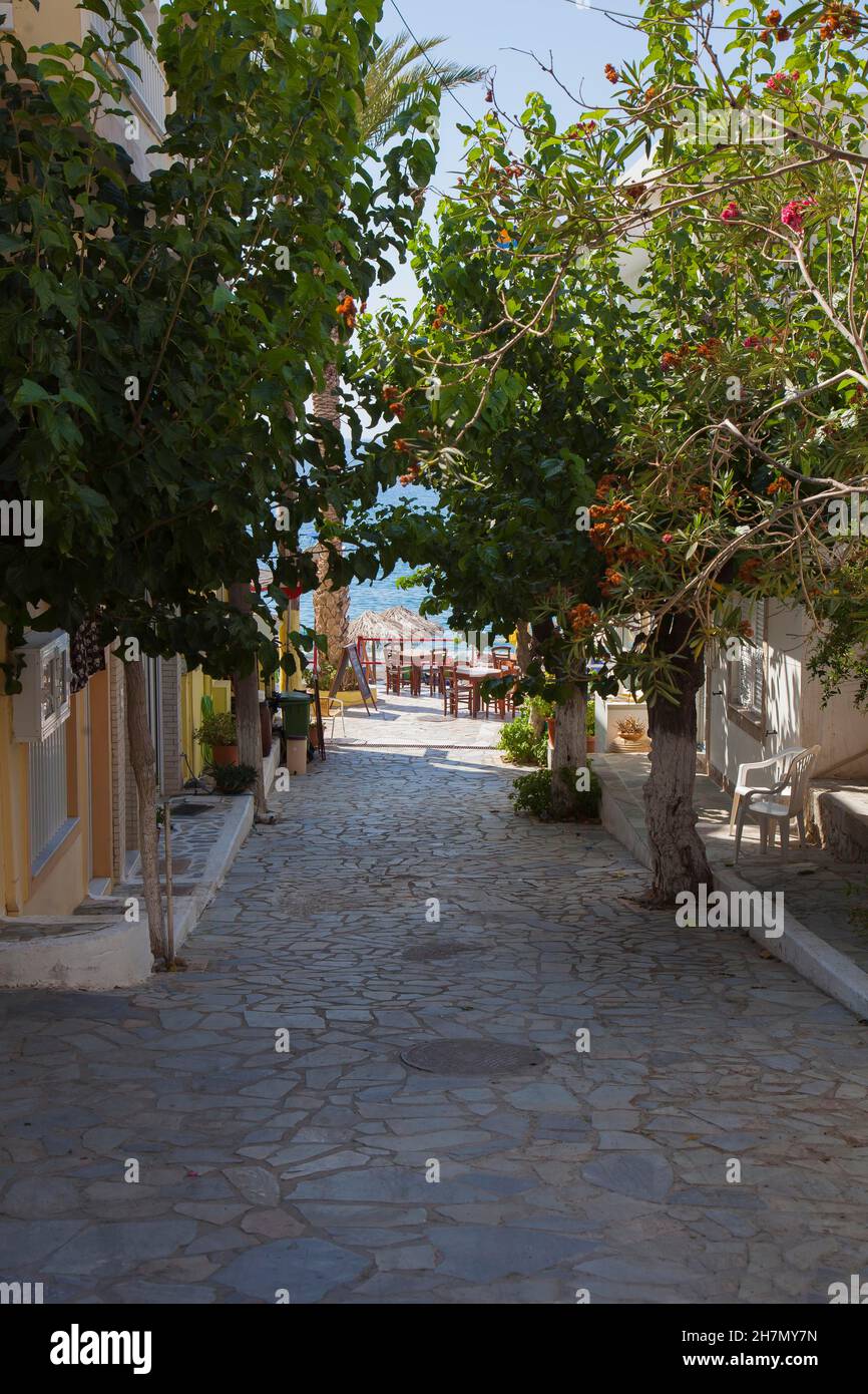 Beach, Lerapetra Crete, Greece Stock Photo - Alamy