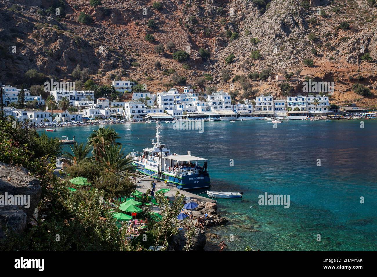 Loutro greece crete village hi-res stock photography and images - Alamy
