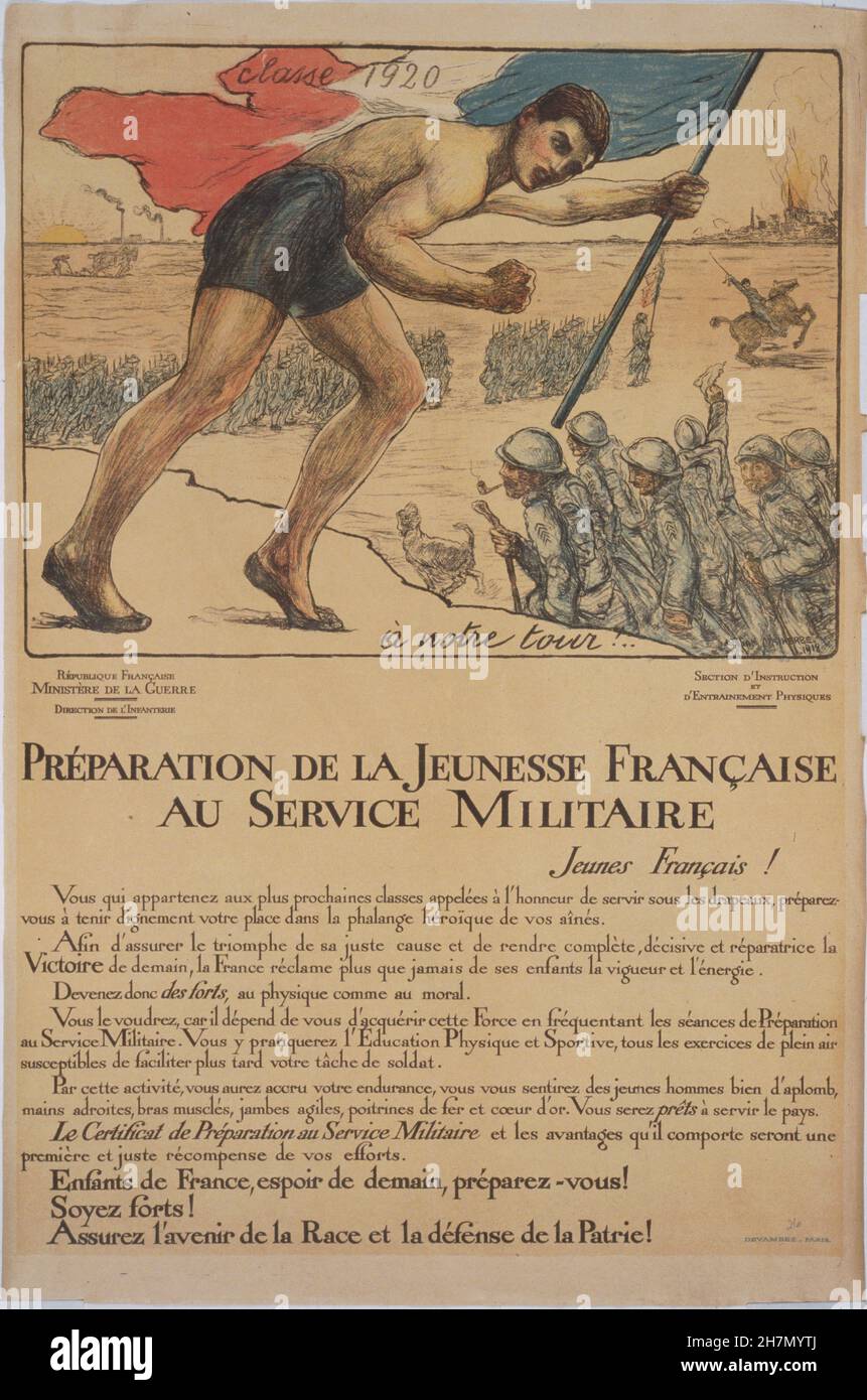French World War One Propaganda - 62 Stock Photo - Alamy