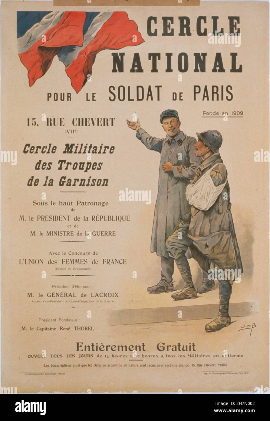 French World War One Propaganda - 68 Stock Photo - Alamy