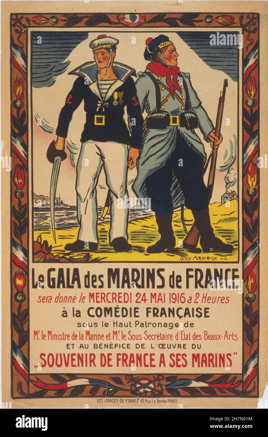 French World War One Propaganda - 65 Stock Photo - Alamy