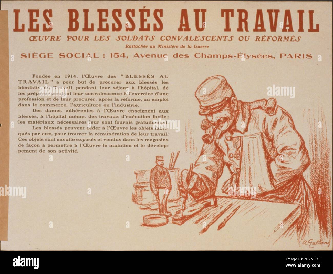 French World War One Propaganda - 104 Stock Photo - Alamy