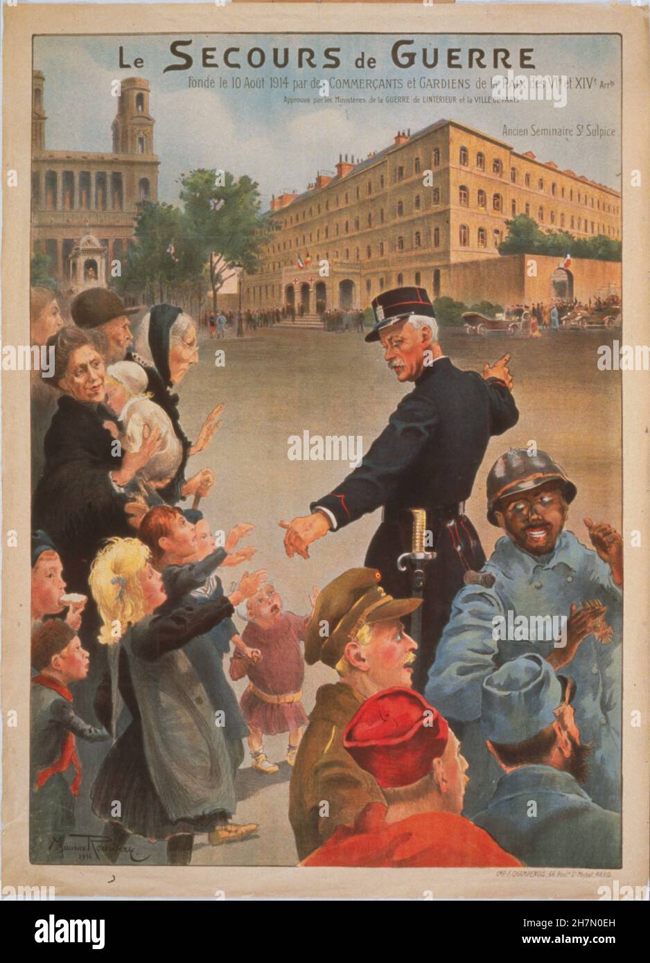 French World War One Propaganda - 112 Stock Photo - Alamy