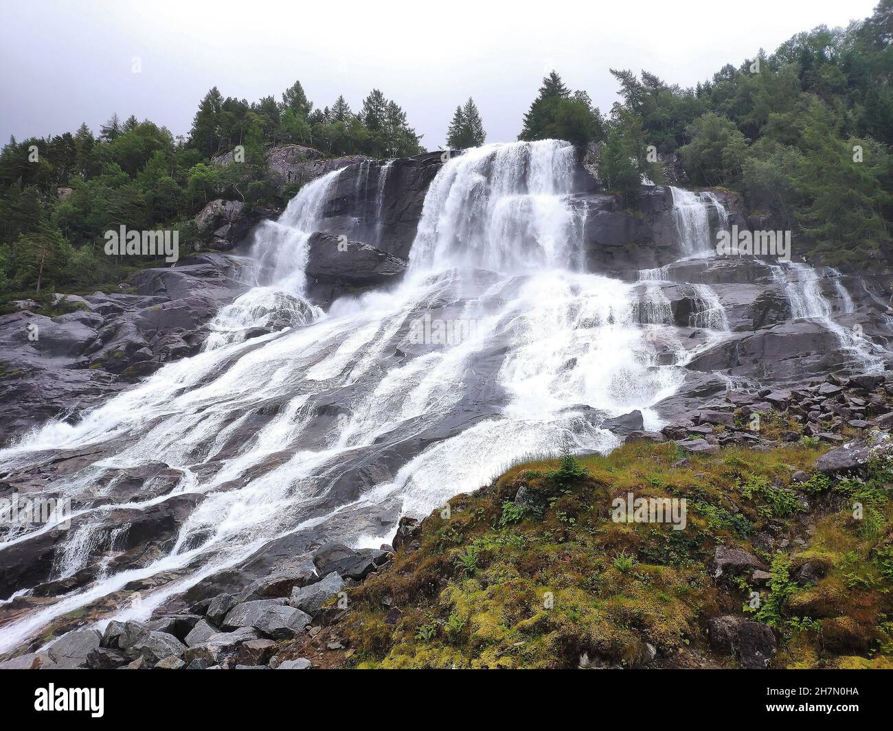 Furebergsfossen, Vestland Province, Norway Stock Photo - Alamy