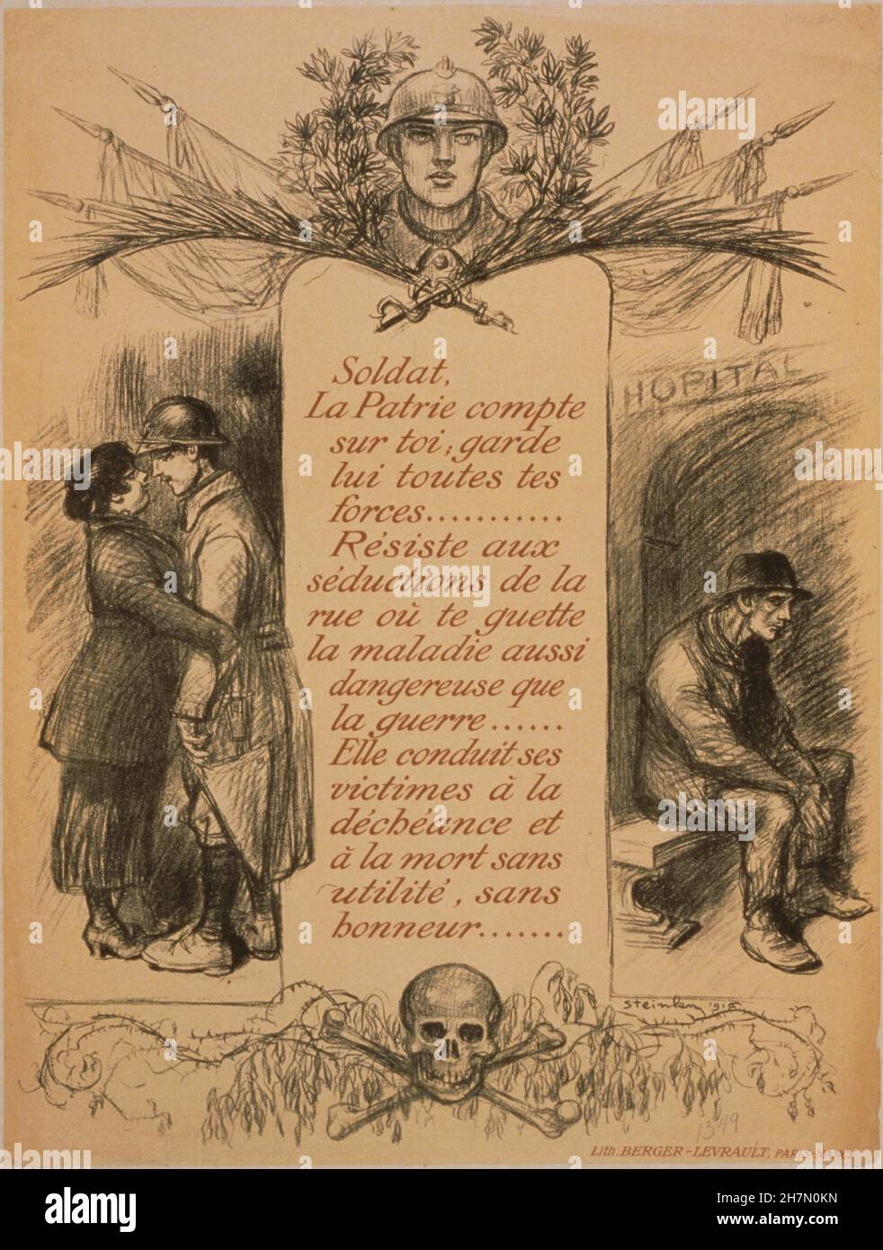 French World War One Propaganda - 128 Stock Photo - Alamy