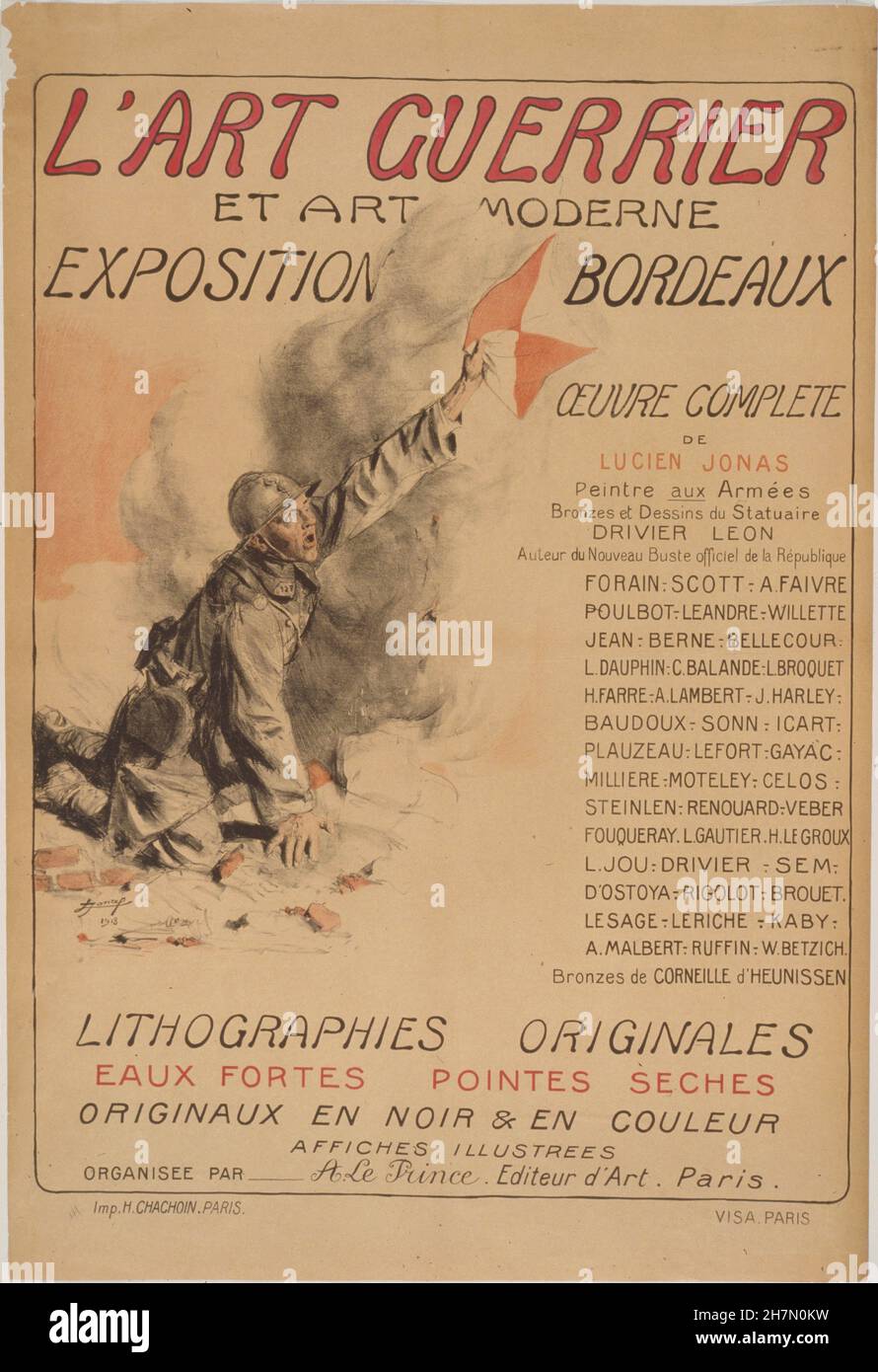 French World War One Propaganda - 150 Stock Photo - Alamy