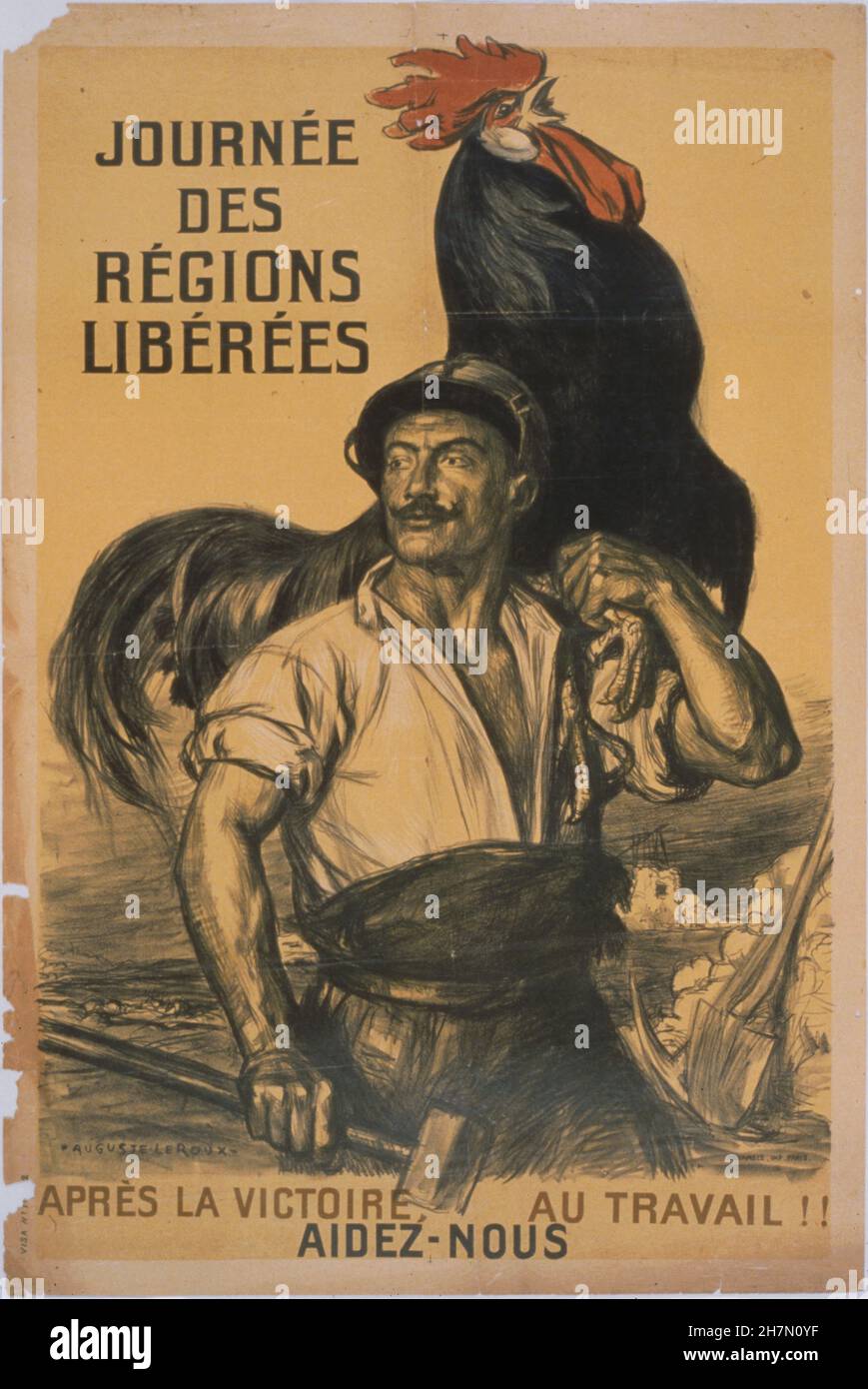 French World War One Propaganda - 1919 - 02 Stock Photo - Alamy