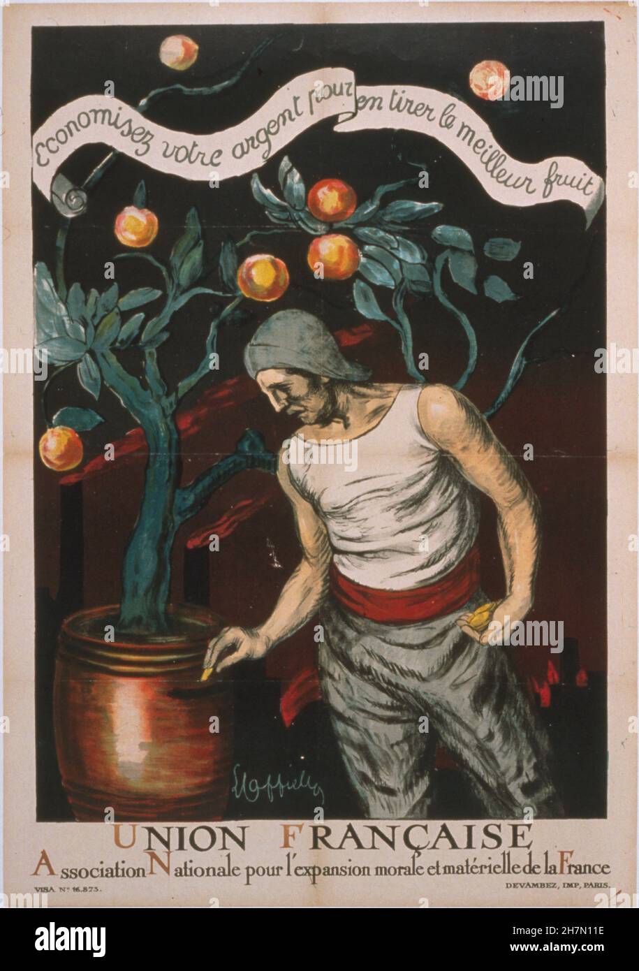 French World War One Propaganda - 1920 - 18 Stock Photo - Alamy