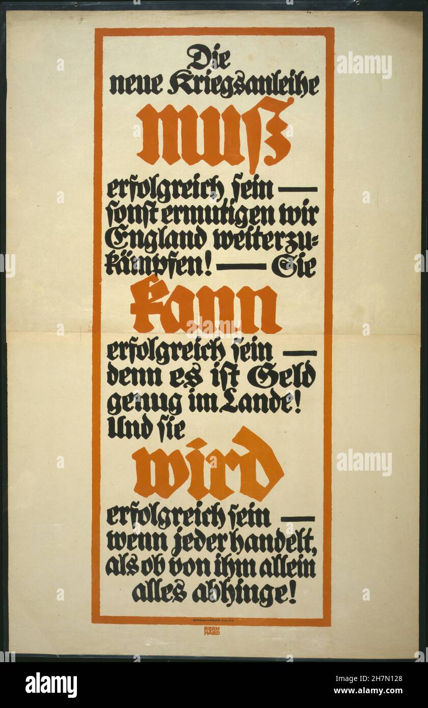 German World War One Propaganda - 06 Stock Photo - Alamy