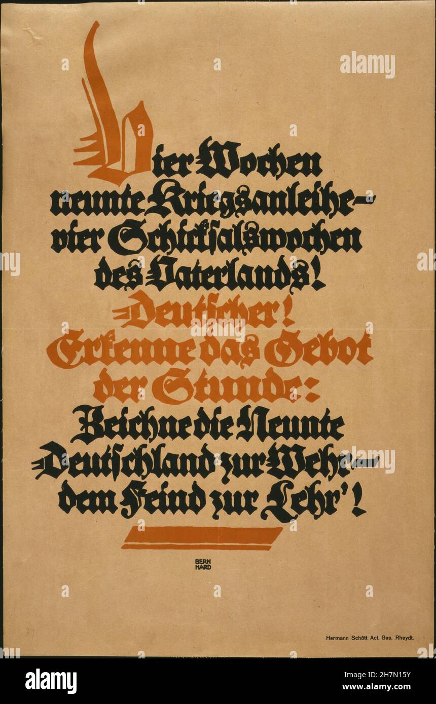 German World War One Propaganda - 09 Stock Photo - Alamy