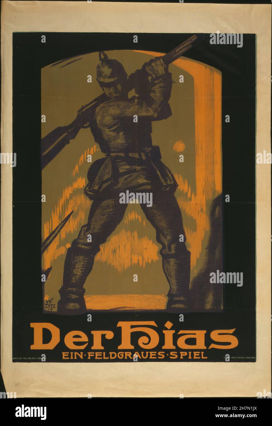 German World War One Propaganda - 40 Stock Photo - Alamy