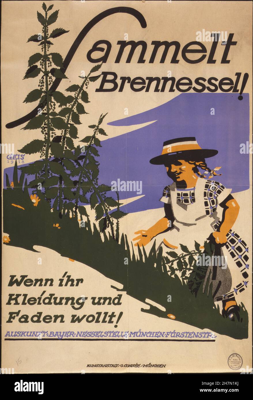 German World War One Propaganda - 45 Stock Photo - Alamy
