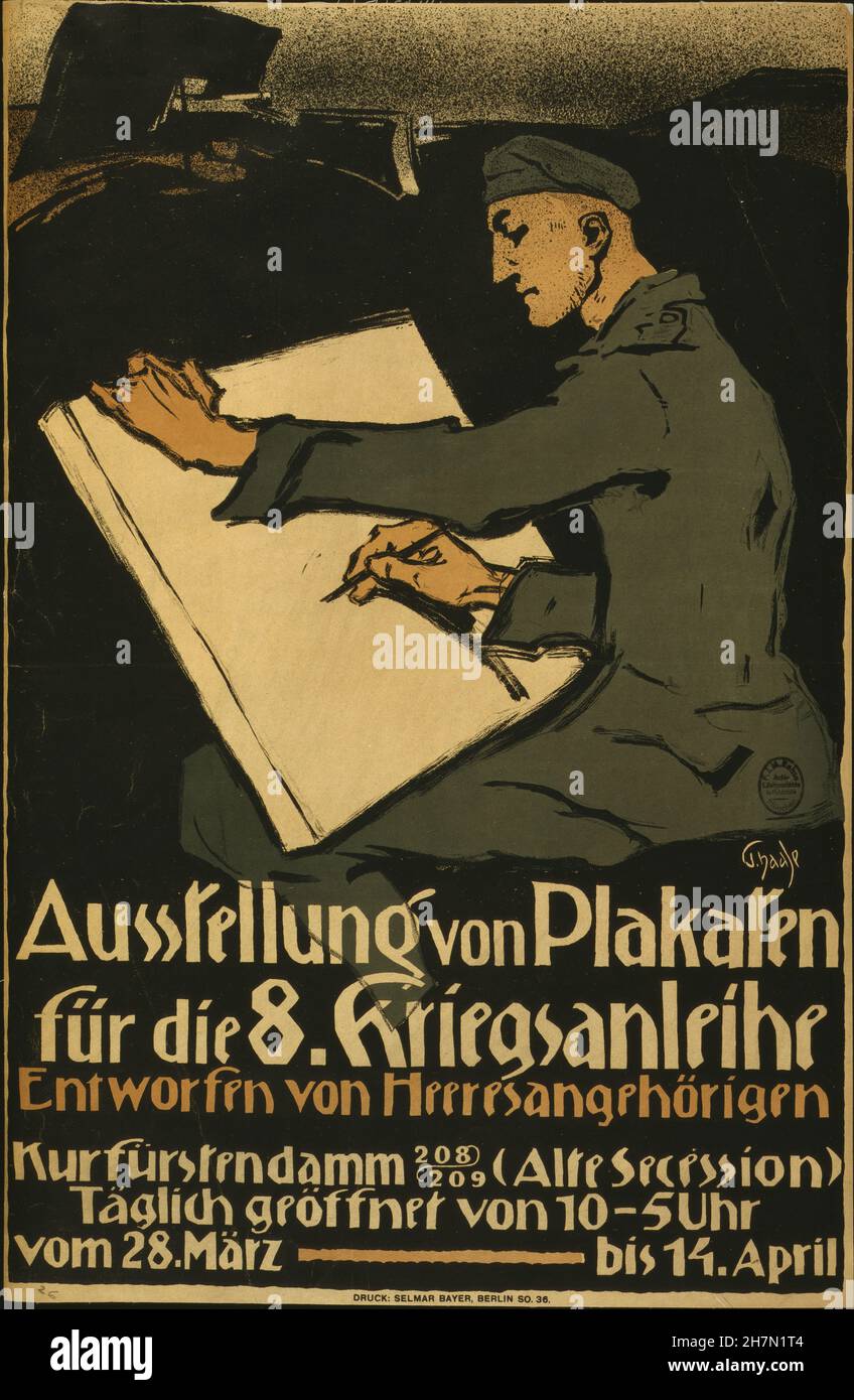 German World War One Propaganda - 54 Stock Photo - Alamy